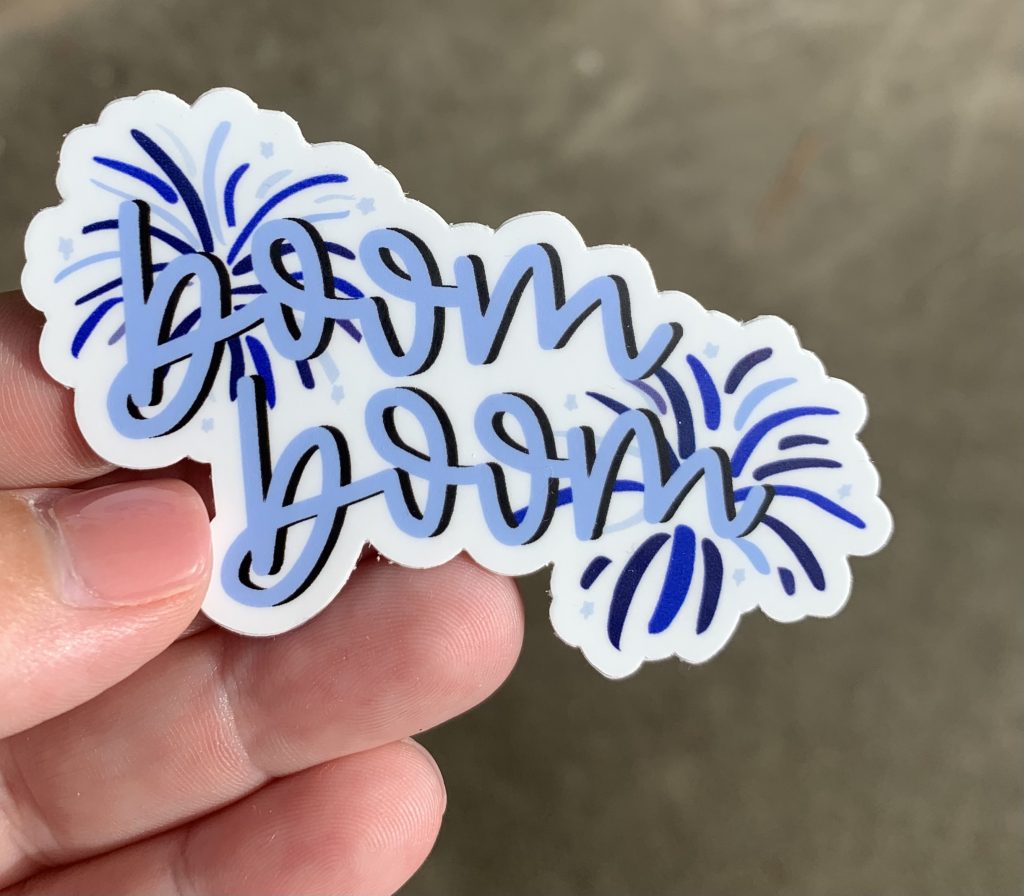 Boom Boom Sticker – the 1851 shop